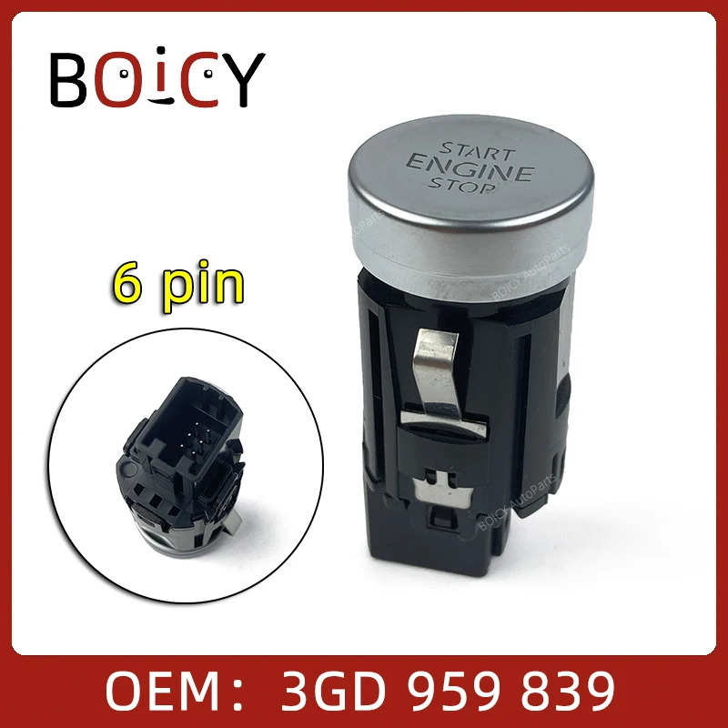 BOICY-interruptor-de-bot-n-de-arranque-y-parada-de-motor-para-VW-Passat ...