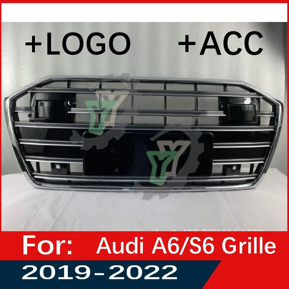 Rejilla-de-parachoques-delantero-para-coche-accesorio-con-Acc-para-Audi ...
