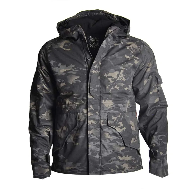 HAN WILD Outdoor Jackets Hiking Jacket Men Fleece Camouflage Hunting ...