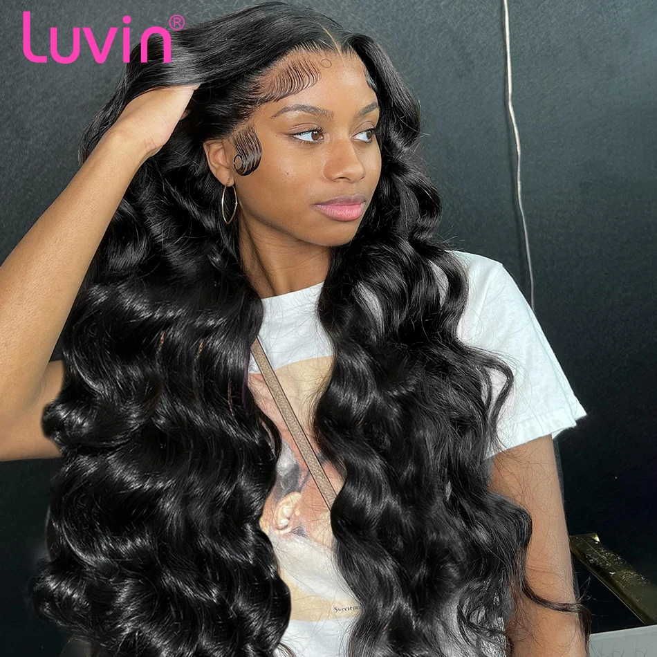 Luvin-13x6-Body-Wave-Human-Hair-Wigs-30-Inch-Transparent-Water-Wave ...