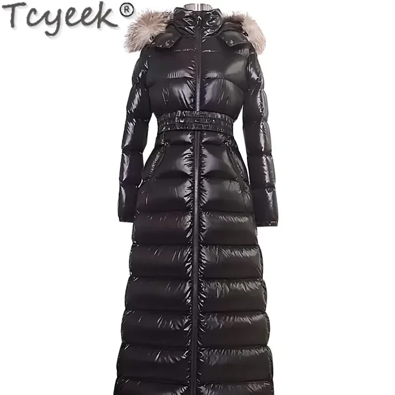 Tcyeek-New-High-end-Super-Long-Down-Jackets-Women-Goose-Down-Down-Coats ...