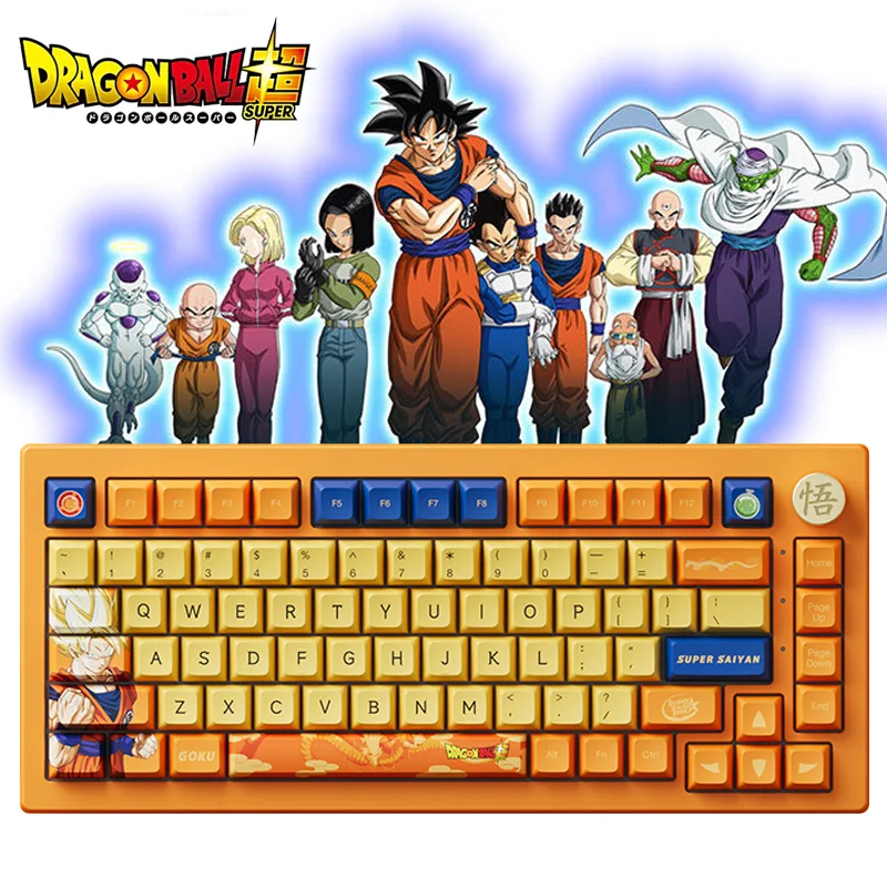 Teclado mecánico de Dragon Ball Z, personajes de Anime, Son Goku ...