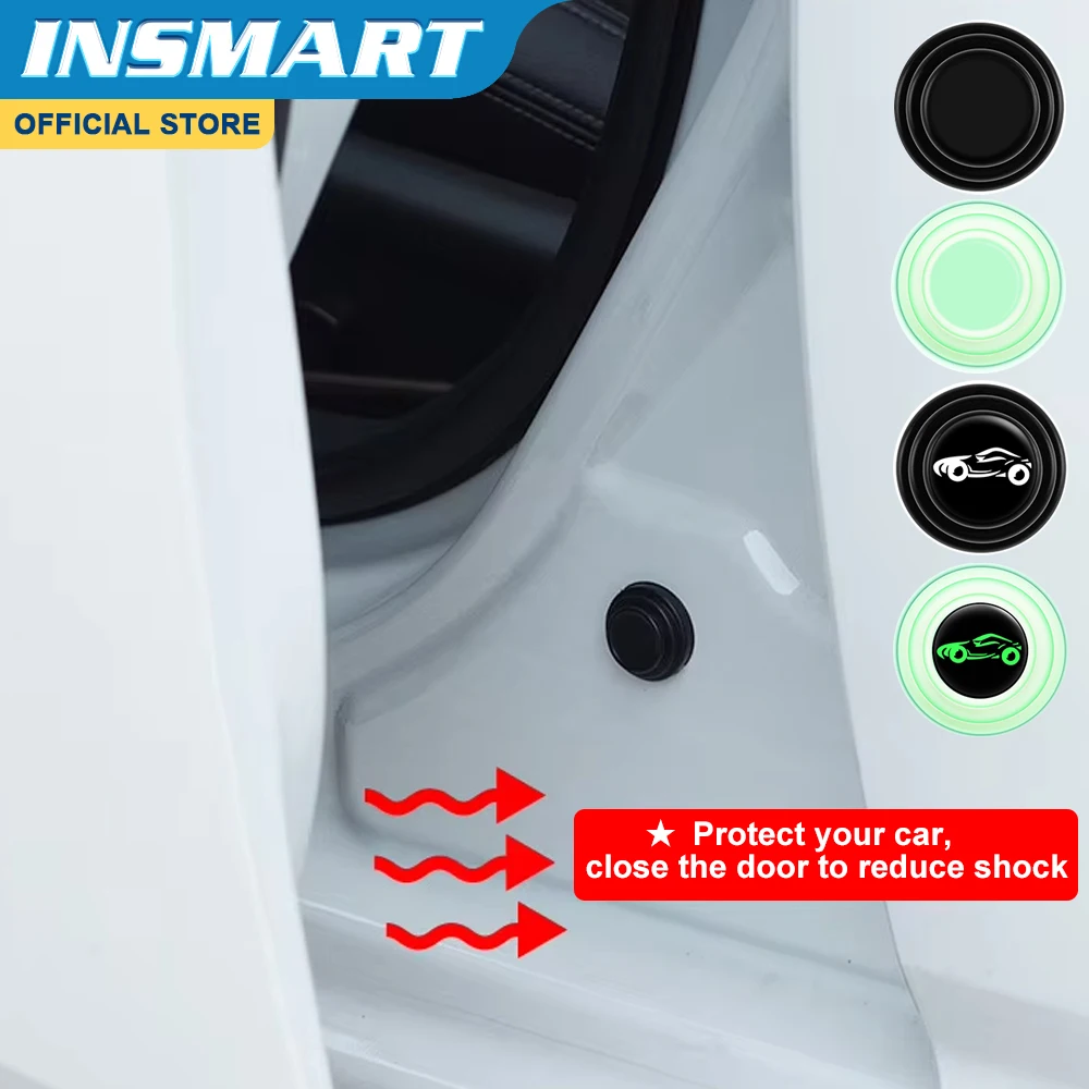 Car Door Pads Shock-Absorbing and Silent Mat Silicone Auto Door ...