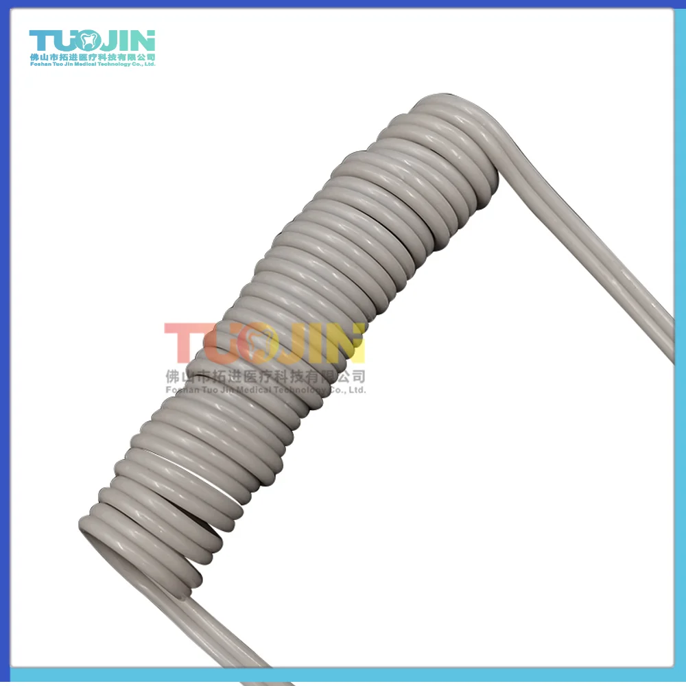 Dental-2-Holes-Handpiece-Hose-Tube-With-Connector-For-High-Speed ...