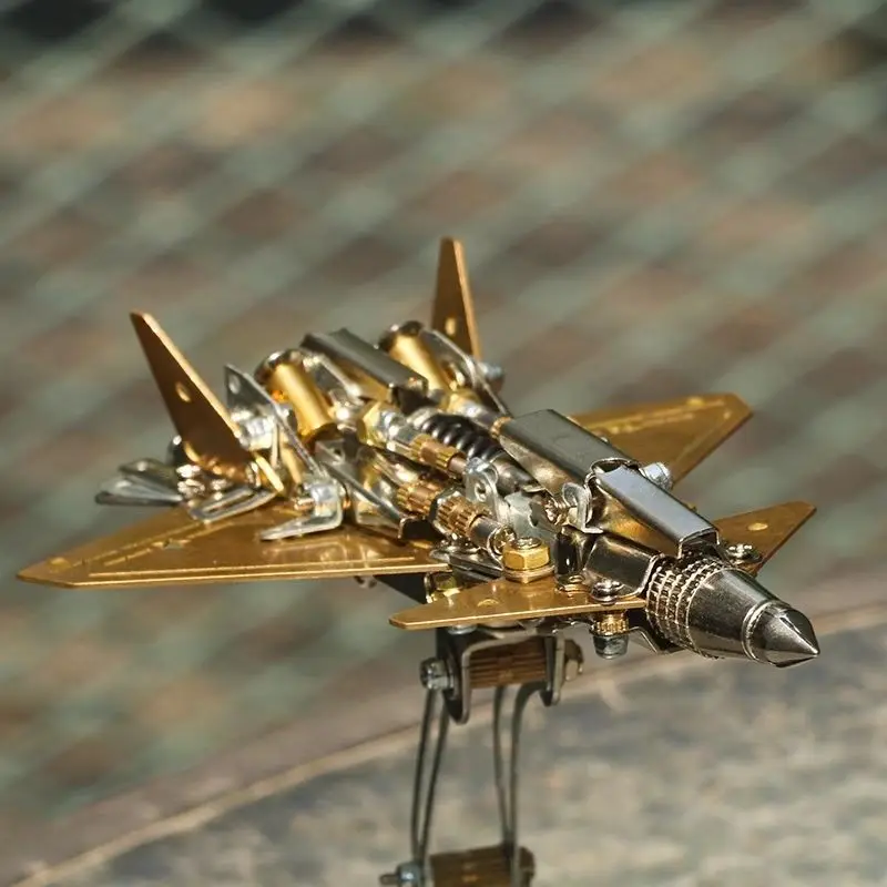Mechanical Party Fighter Jet Metal Model Kit Mecha Figure Cool Toys for ...