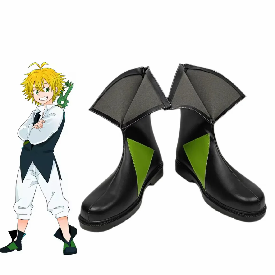 The Seven Deadly Sins Cosplay Meliodas Cosplay Shoes Boots Halloween ...