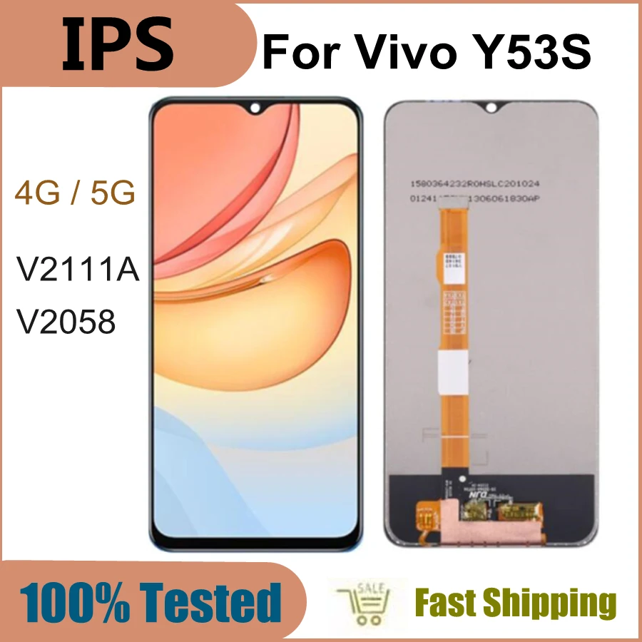 6-58-For-Vivo-Y53S-LCD-V2111A-V2058-5G-Display-Touch-Screen-Digitizer ...