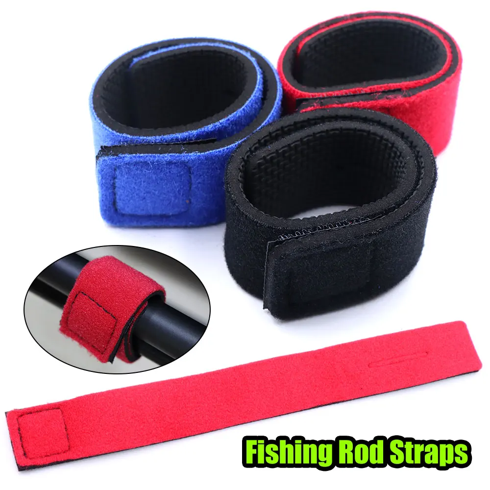 1-2pcs-Fishing-Rod-Rest-Tie-Holder-Strap-Belts-Fishing-Tackle-Elastic ...