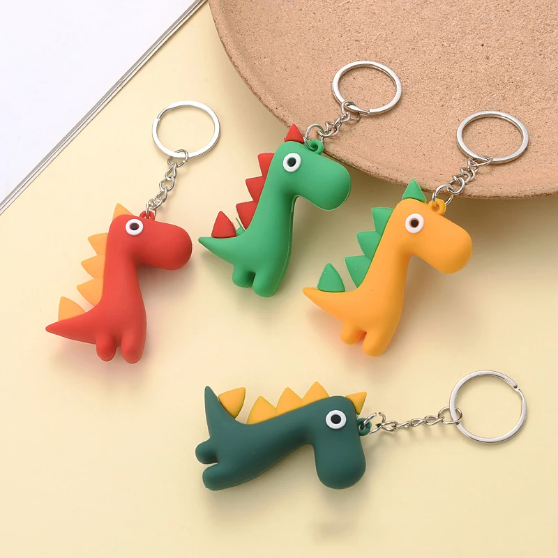 1PC Key Chain Creative Animal Cartoon Key Ring Dinosaur Key Holders Fit ...