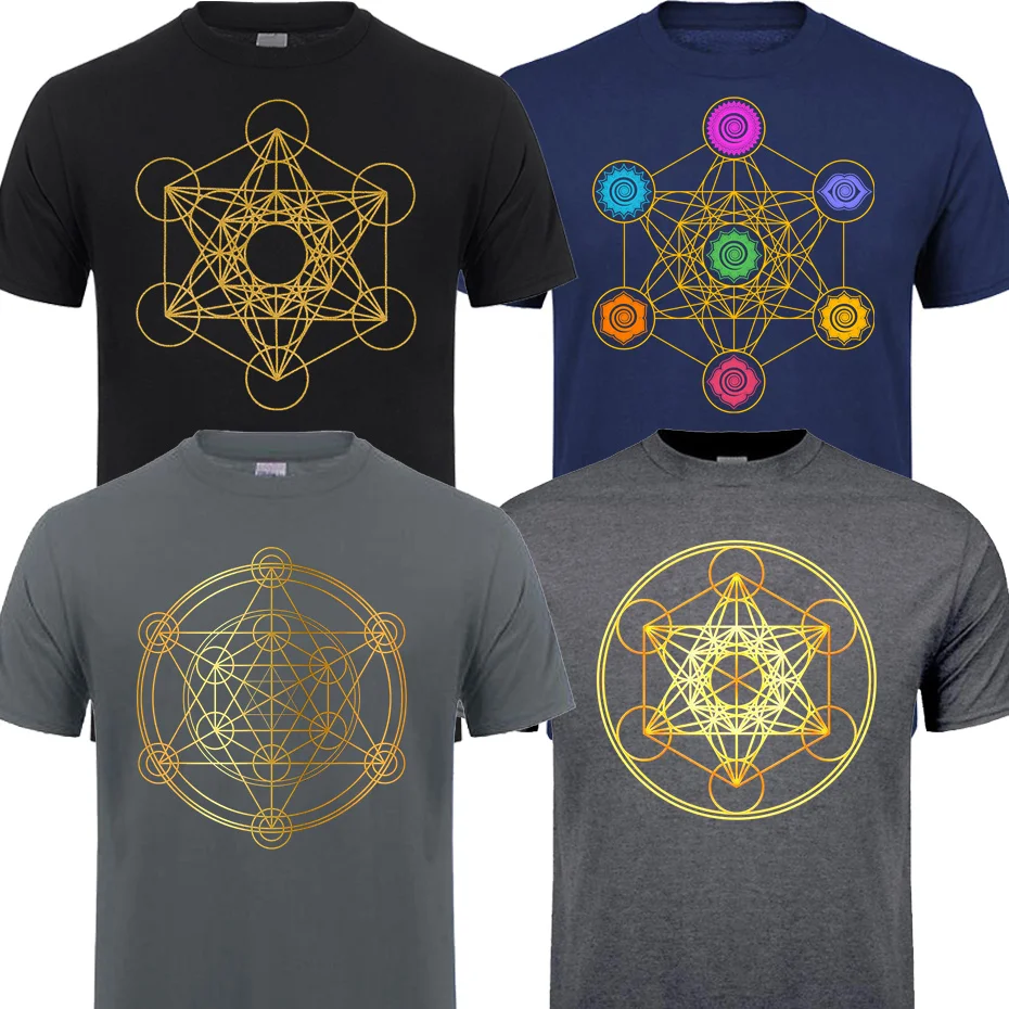 Shirt Men Sacred Geometry | Sacred Geometry Flower Life | Mens Sacred ...