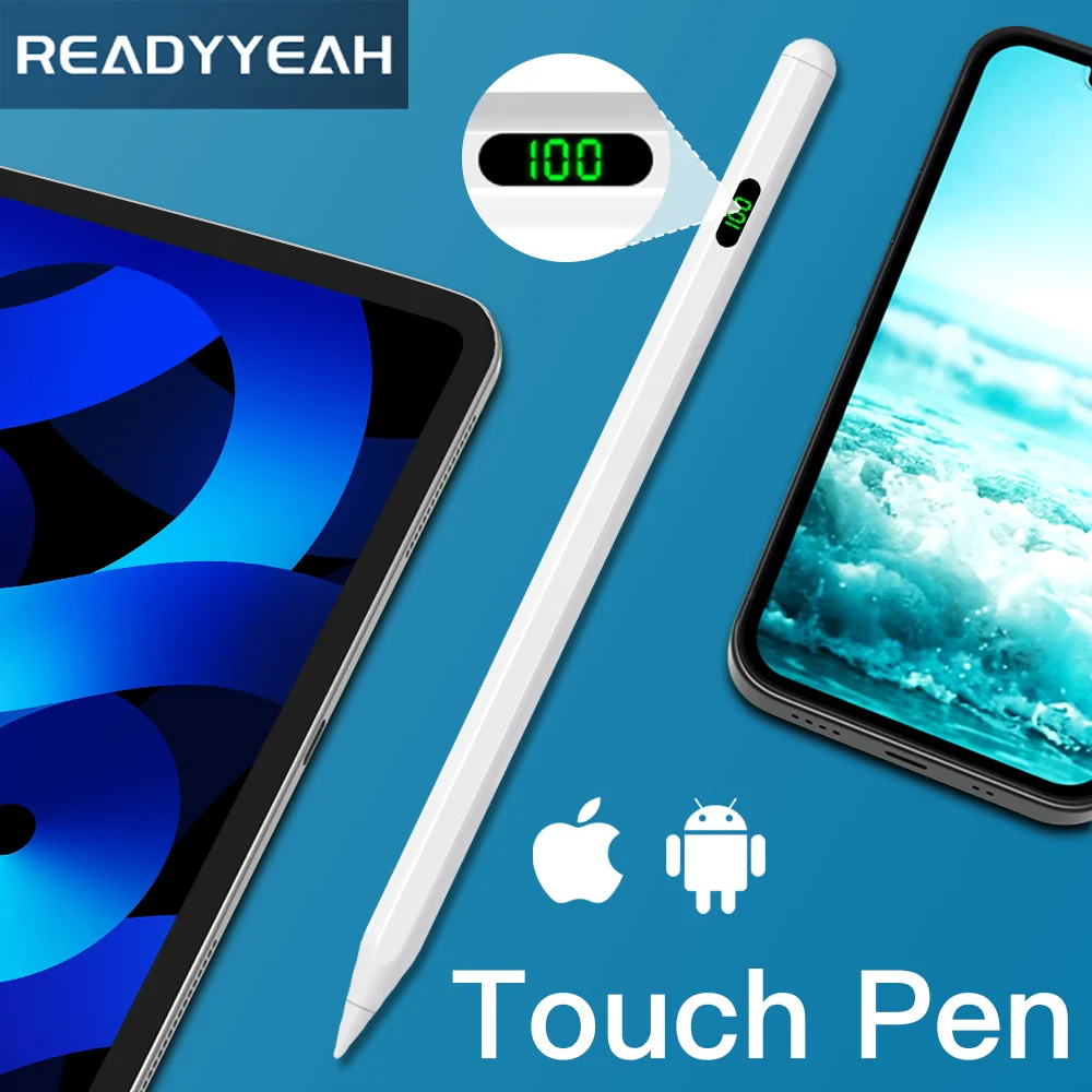 Universal Stylus Pen With Digital Power Display for Tablet Mobile Phone ...