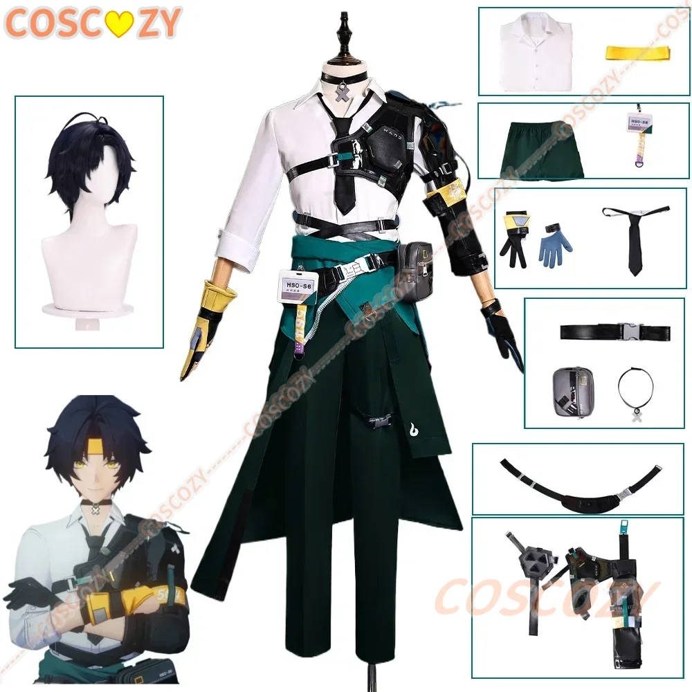 Harumasa Cosplay Costume Wig Zenless Zone Zero Game Uniform Headband ...