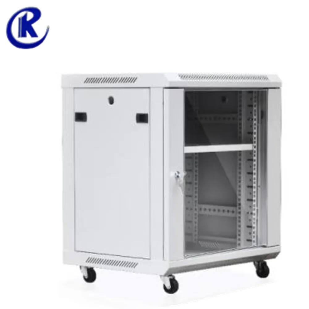 12u network cabinet with casters thickened network server cabinet wall ...