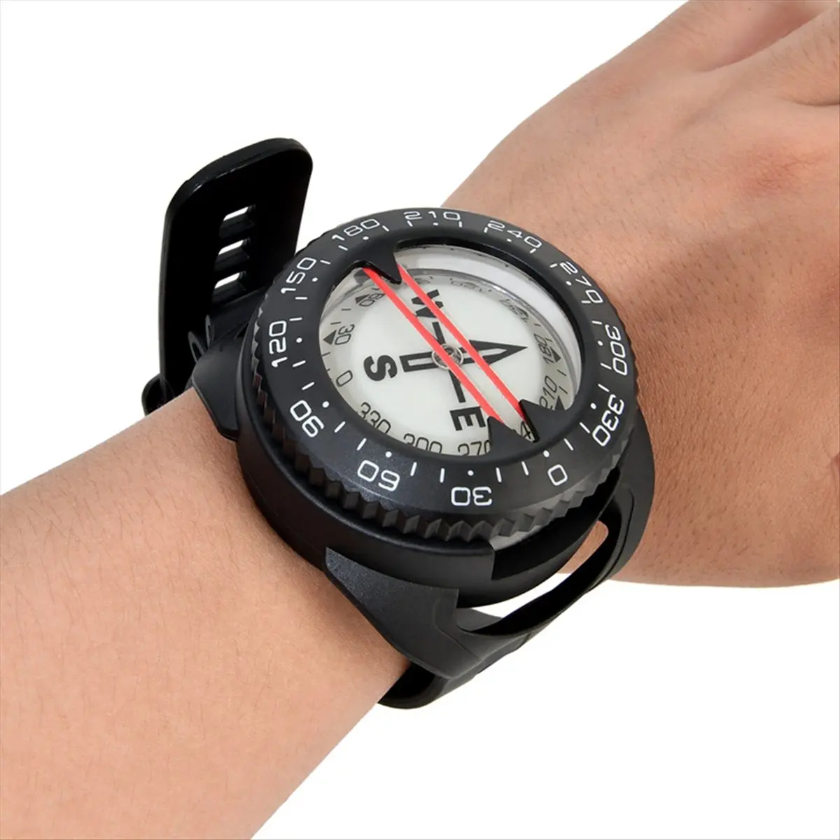 ABME Diving Compass,Glow in the Dark,80M Depth,Portable,25° Tilt ...