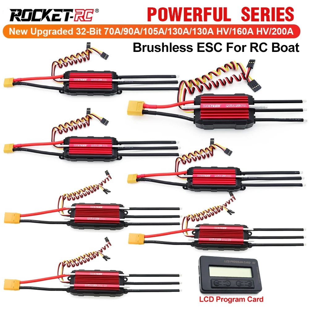 ROCKET-RC-POWERFUL-BOAT-ESC-ESC-HV-70A-90A-105A-130A-130A-HV-160A-HV ...