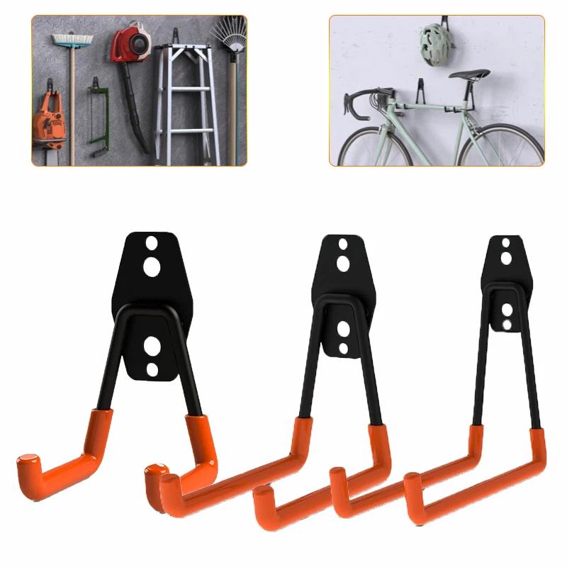 1-10PCS-Heavy-Duty-Metal-Hooks-Garage-Hooks-Bicycle-Hooks-Set-Wall ...