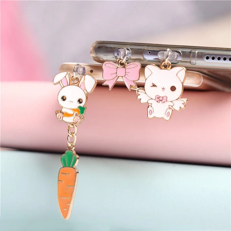 Anime Dust Plug Charm Kawaii Charge Port Anti Dust Plug Cap Cute ...