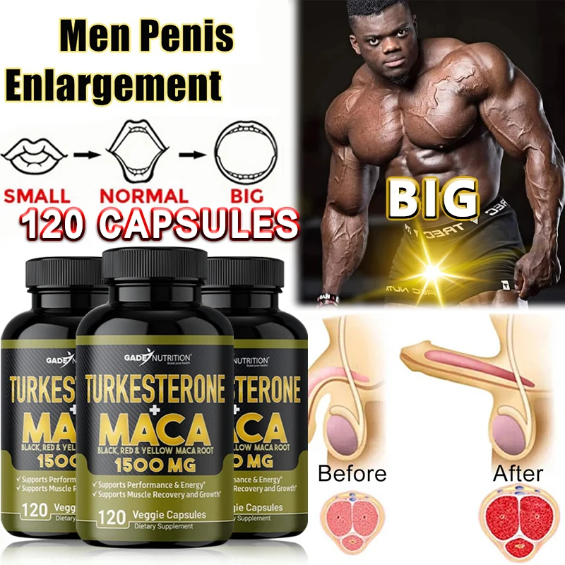 Organic Maca Root Supplement For Long Lasting Strength, Build Strength, Harder, Stronger, Bigger ...