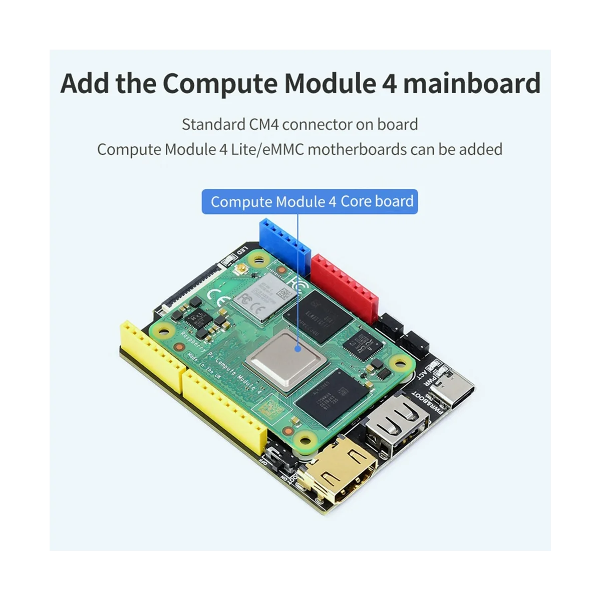 Waveshare-CM4-Duino-Expansion-Board-for-Raspberry-Pi-Duino-Base-HDMI-Compatible-USB-M-2 ...