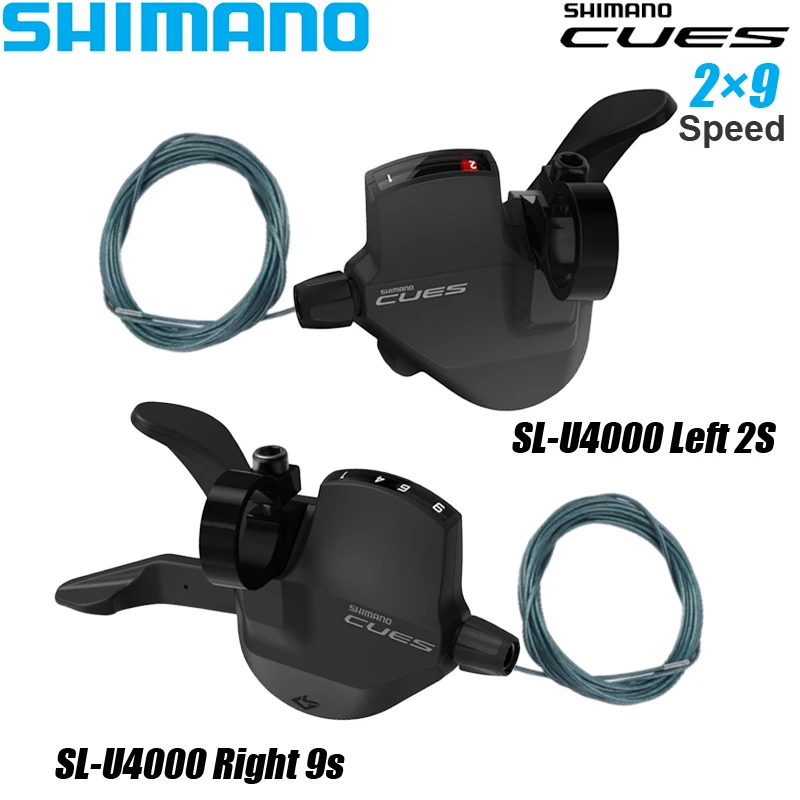 Shimano-CUES-U4000-Shifter-2S-Left-9S-Right-Side-RAPIDFIRE-PLUS-2S-9 ...