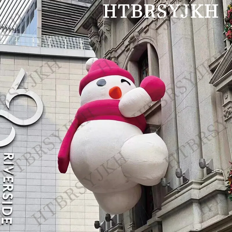 Inflatable-wall-climbing-snowman-air-model-cartoon-snowman-winter ...
