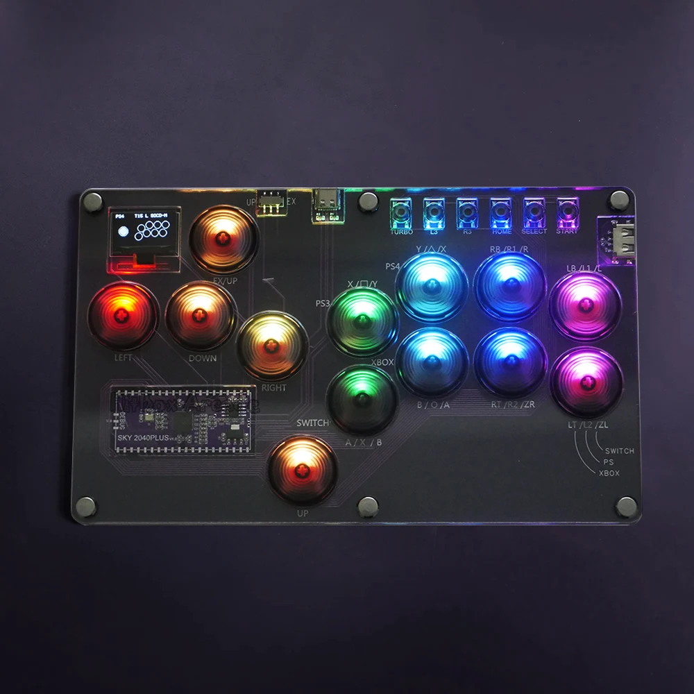 FunFortress-Slimbox-Mini-Hitbox-Console-Arcade-Leverless-Controller-Hot ...