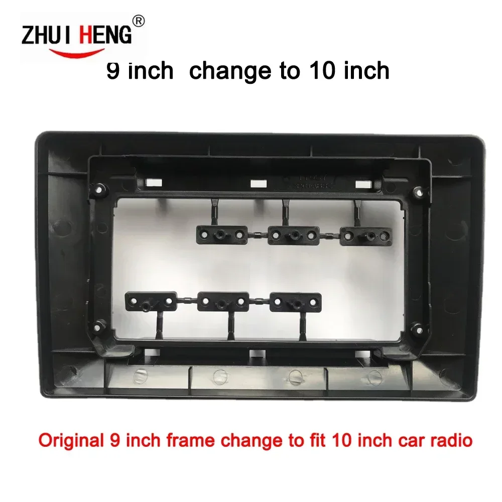 car radio Fascia 9/10 inch Frame switch to 7 inch 2 Din Car Radio ...