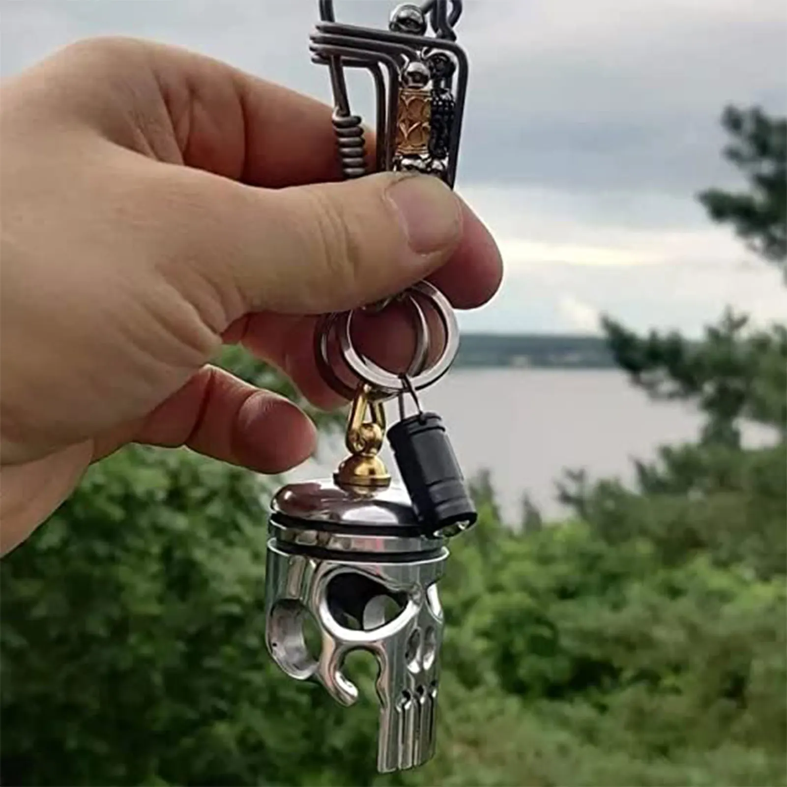 Skeleton Key Keychain