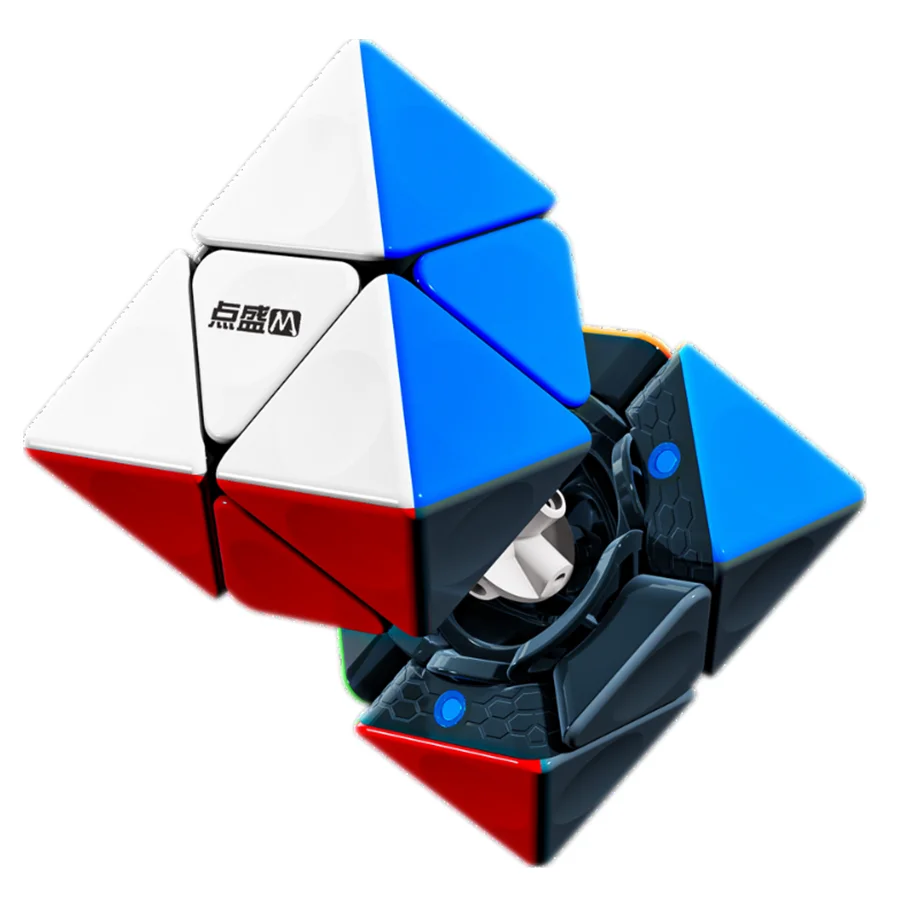 Diansheng 2x2 FTO cubo magnético Galaxy Cluster 2x2 cara giratoria ...