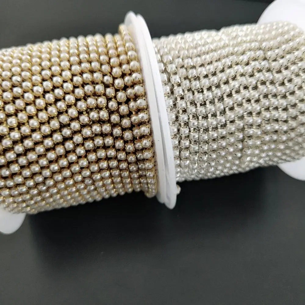 Classic-Gold-And-Silver-Claw-Chain-Resin-Pearl-1-5-3MM-Size-Apparel ...