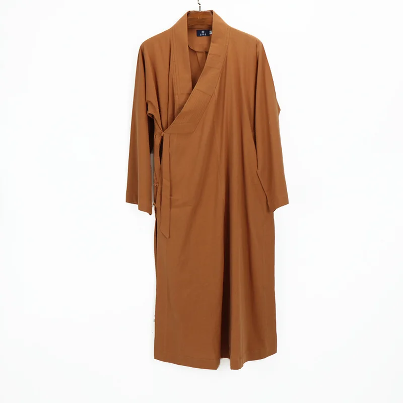 Buddhist-Monk-Robe-Summer-Linen-Breathable-Thin-Gown-Bhikkhu-Bhikkuni ...