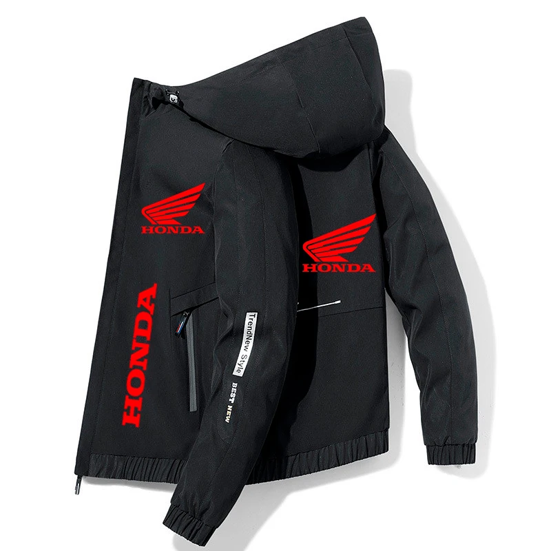 Honda Motorcycle Racing Jacket Fashion Windbreaker Hip-hop Off-road ...
