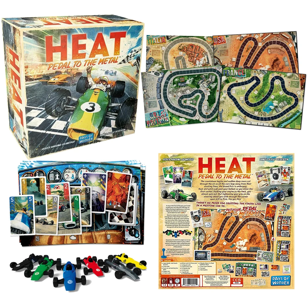 Days-of-Wonder-Heat-Racing-Game-para-crian-as-e-adultos-pedal-ao-metal ...
