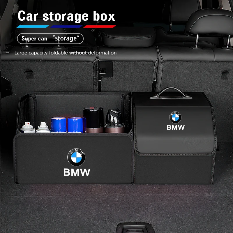 Car-Trunk-Leather-Storage-Box-Foldable-Auto-Organizer-Bag-For-BMW-E46 ...