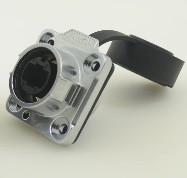 Outdoor IP67 Waterproof MTP MPO Aviation Optical Fiber Connector M16 ...