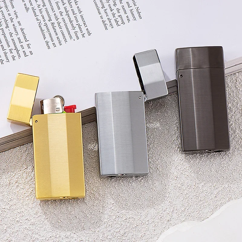 Zinc Alloy Lighter Case For Bic J5 Mini Lighter Vintage Lighter Holder ...