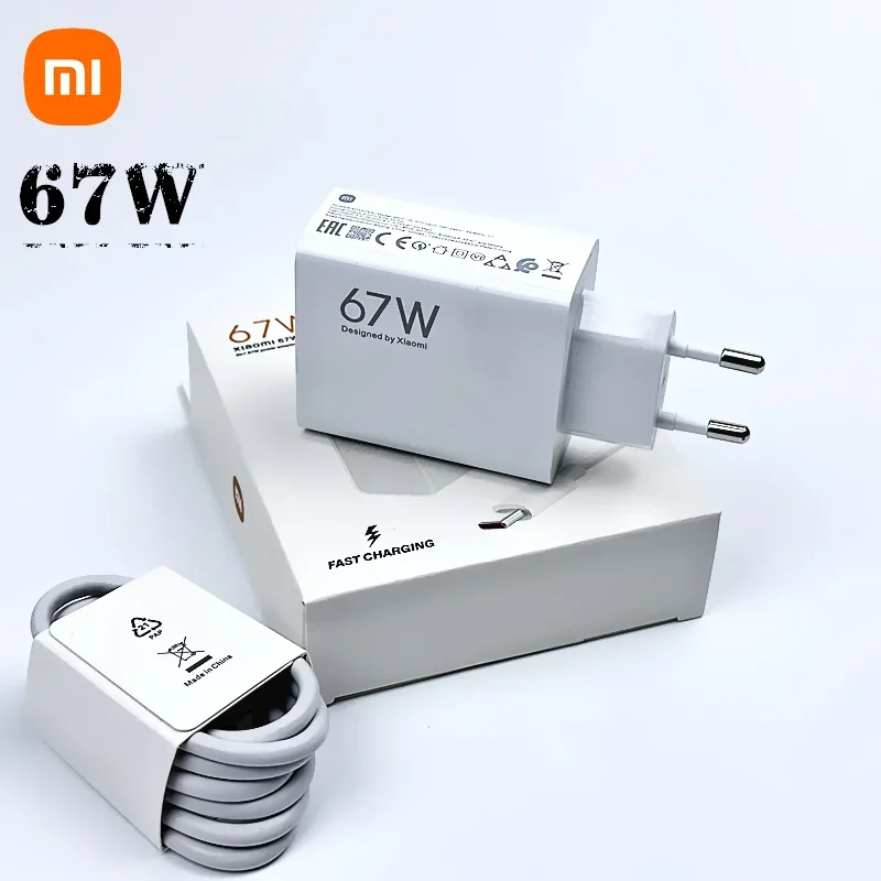 Origianl-Xiaomi-67W-Turbo-charger-EU-Fast-Charge-Power-Adapter-6A-Type ...