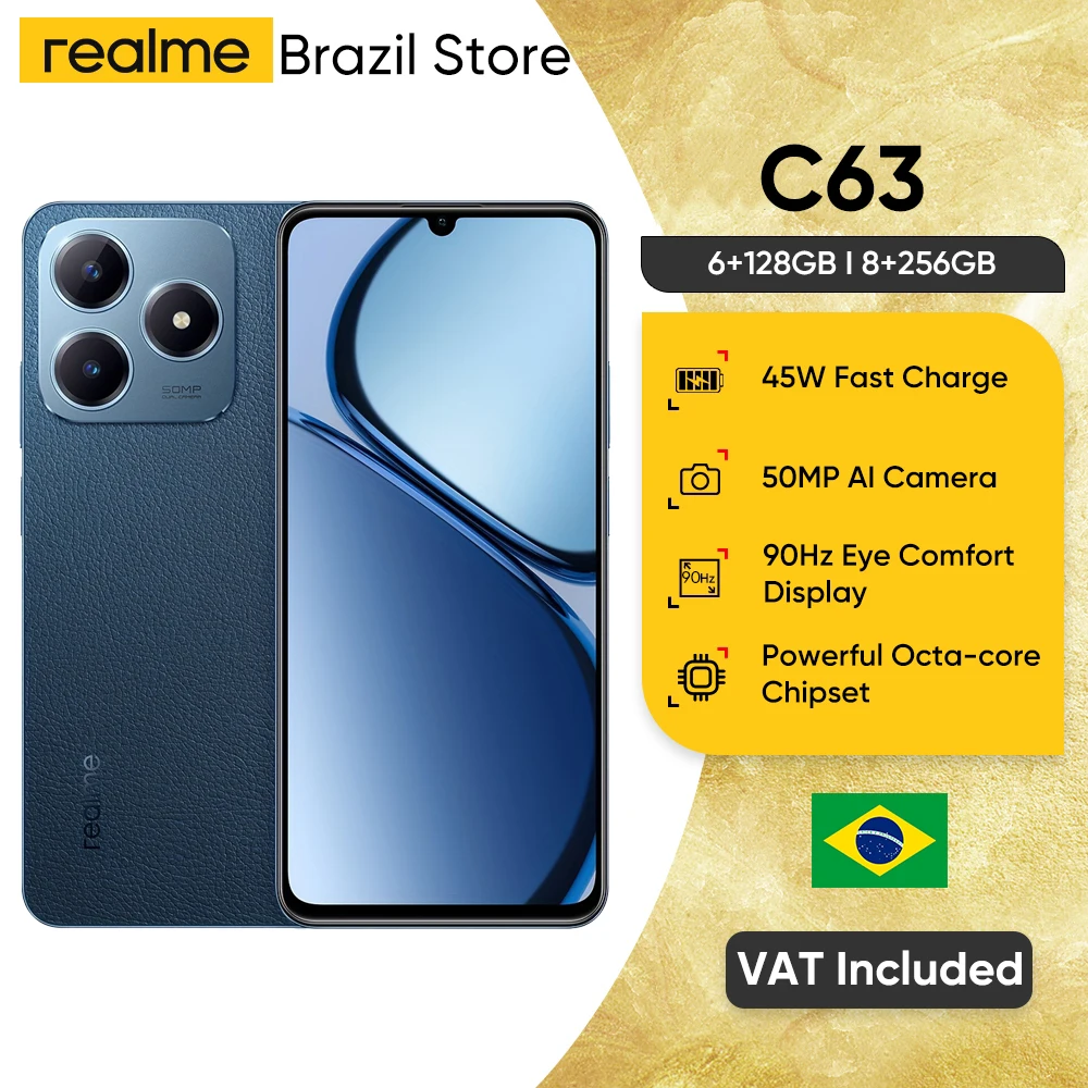 Realme-C63-4G-8GB-256GB-Android-Smartphone-6-74-90Hz-FHD-Display-Dual ...