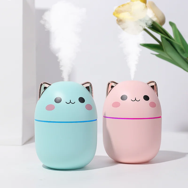 Wireless-USB-Rechargable-250ml-Air-Humidifier-Portable-Mini-Cute-Pet ...