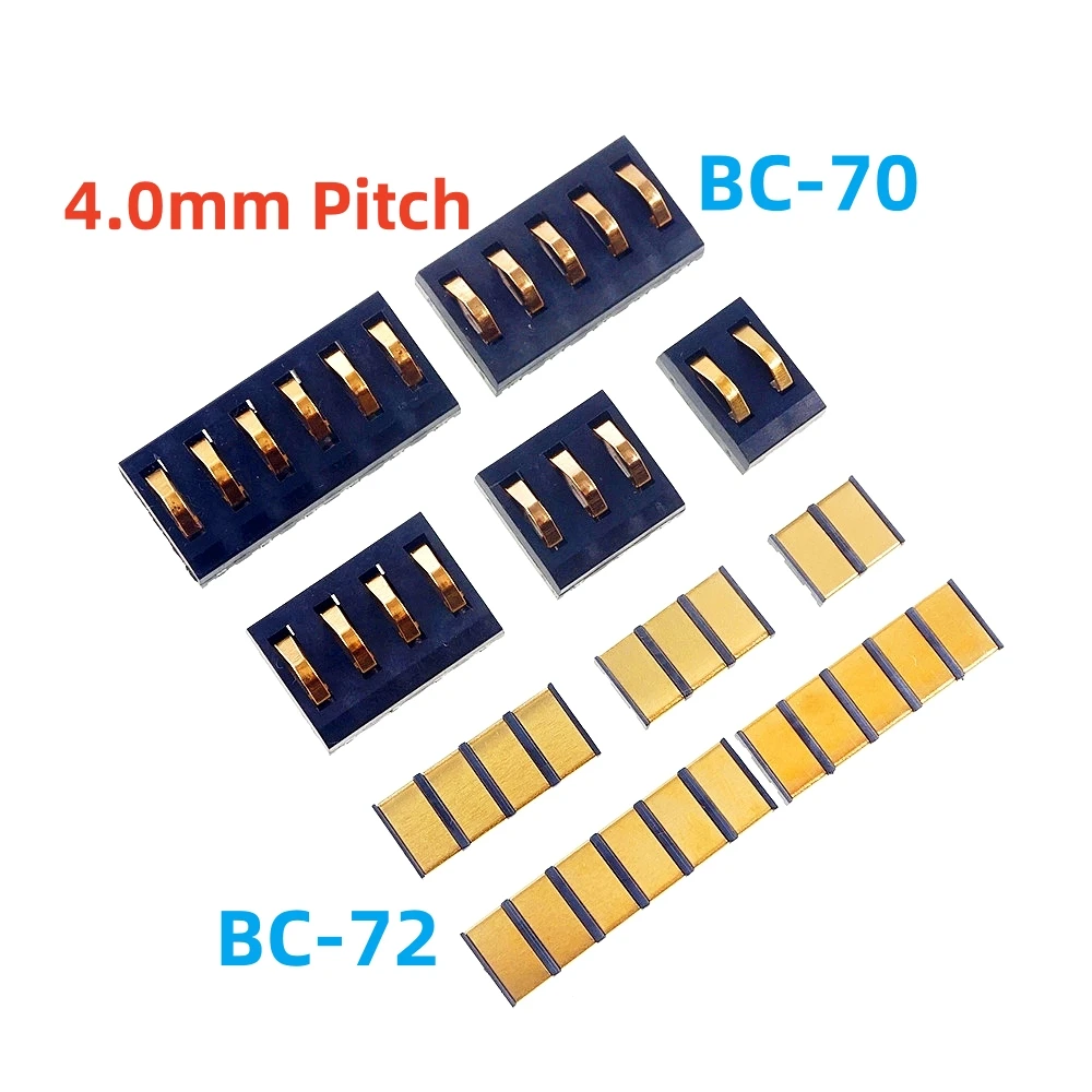 2 20 PCS Spring Compression Contact 4.0 MM Pitch 2 3 4 5 6 Pin Male ...