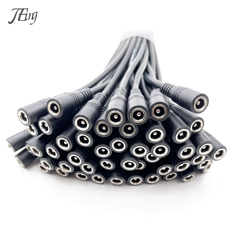 10pcs-5-5x2-1-Plug-DC-male-or-Female-Cable-Wire-Connector-For-3528-5050 ...