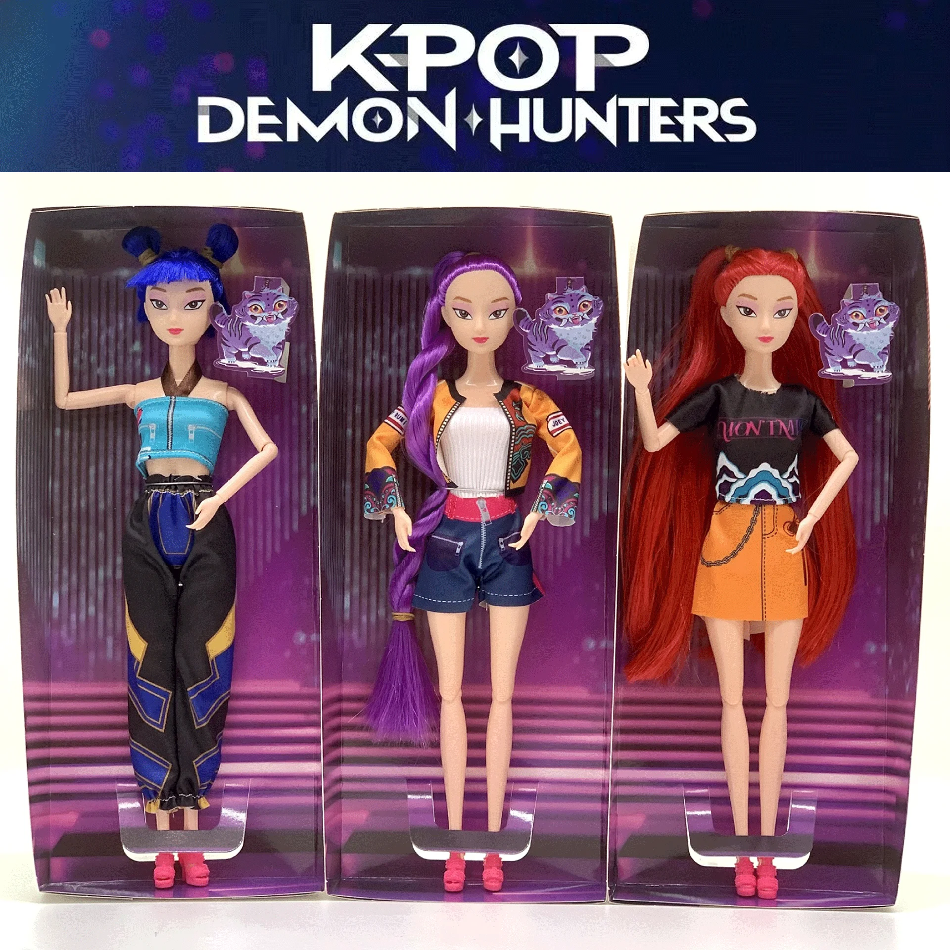 NEW Anime KPop Demon Hunters Doll Vinyl Toy Rumi Mira zoi Character ...