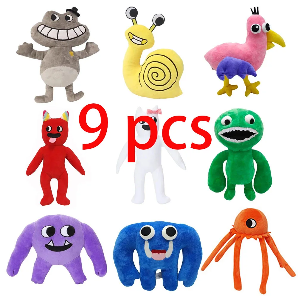 7-9-10pcs-Garden-Of-Banban-Plush-Game-Doll-Green-Jumbo-Josh-Monster ...
