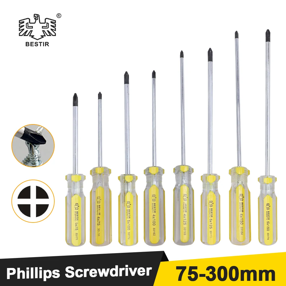 BESTIR-Magnetic-Screwdriver-Cross-Phillips-Screwdriver-PH0-PH1-PH2-PH3 ...