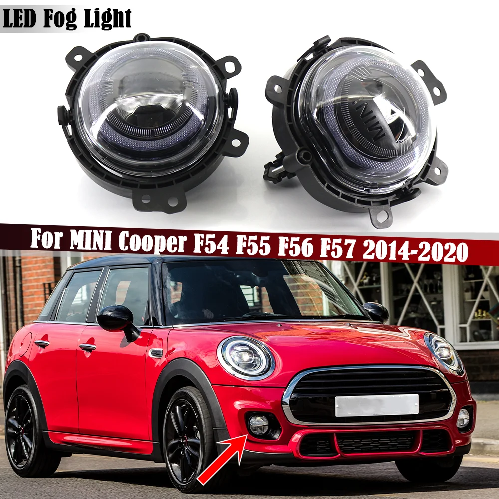 LED-Front-Bumper-Driving-Lamp-DRL-Fog-Light-Housing-For-MINI-Cooper ...