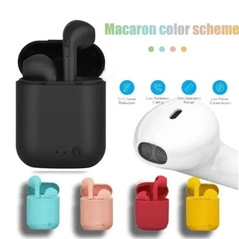 Auriculares-TWS-I12-Macaron-inal-mbricos-por-Bluetooth-binaurales ...
