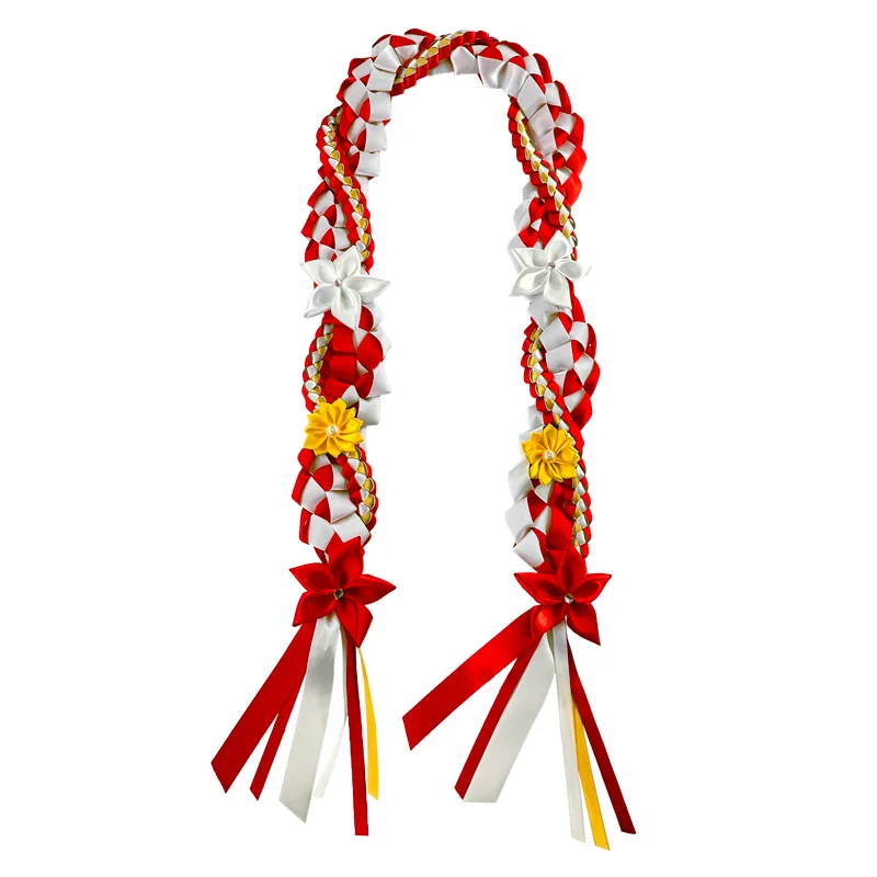 Graduation Leis multiple wrap honor rope Graduation ribbon Leis ...