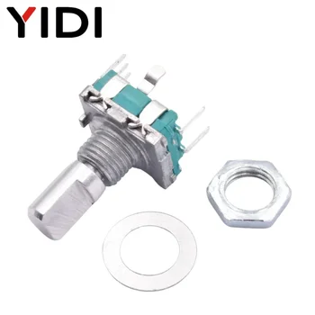 5/10pcs 20 Position Incremental 360 Rotary Encoder Knob Button Switch EC11 Arduino Digital ...