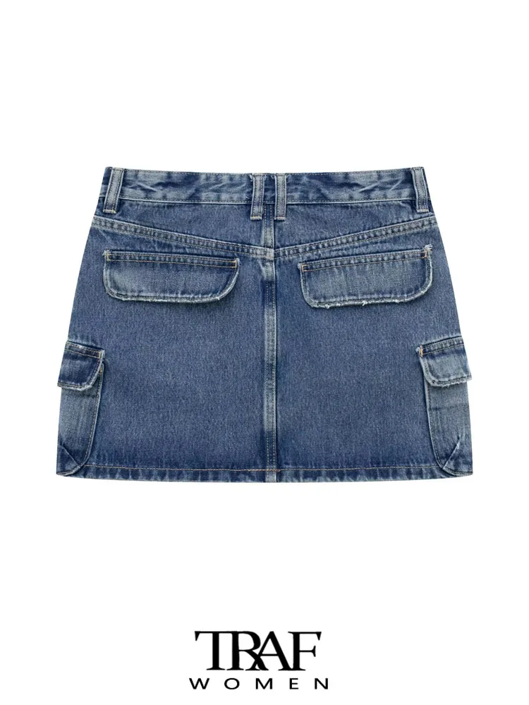 Minifalda de Jean para Mujer, con Bolsillos – LydaMarket