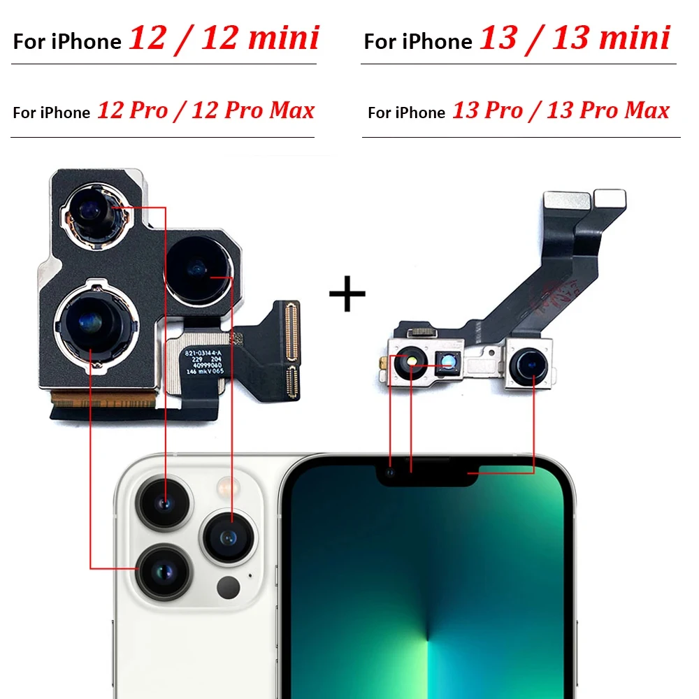 NEW-Tested-For-iPhone-12-13-Pro-Max-Back-Rear-Camera-Module-Flex-Cables ...
